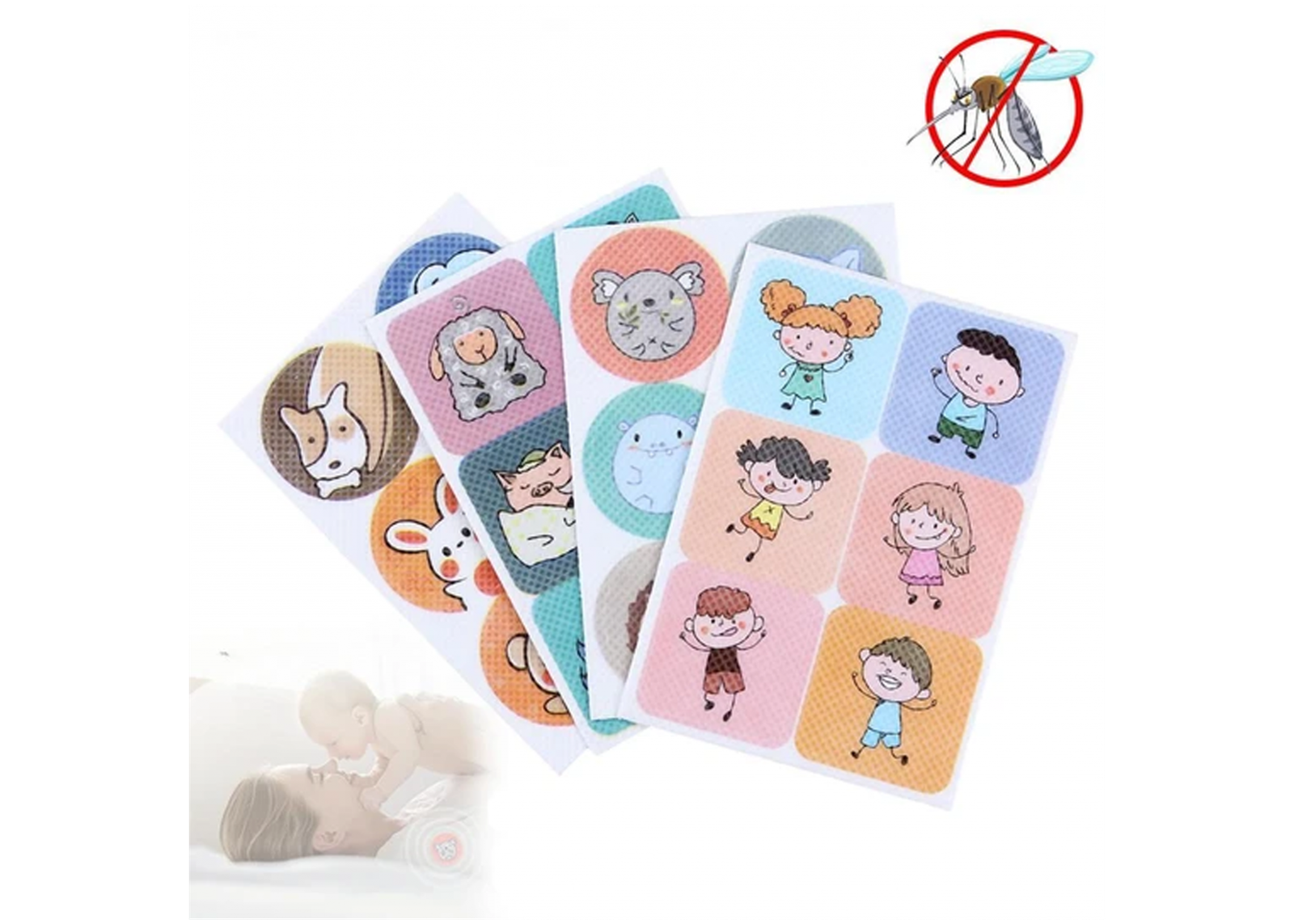 MOSQUITO STICKERS – mosquito biting